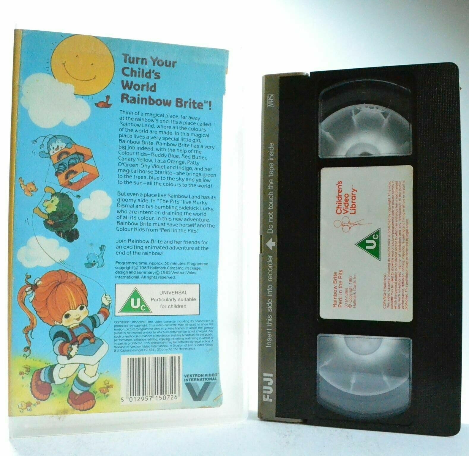 Rainbow Brite: Peril In The Pits (2nd Episode) Animation - Children's - Pal VHS