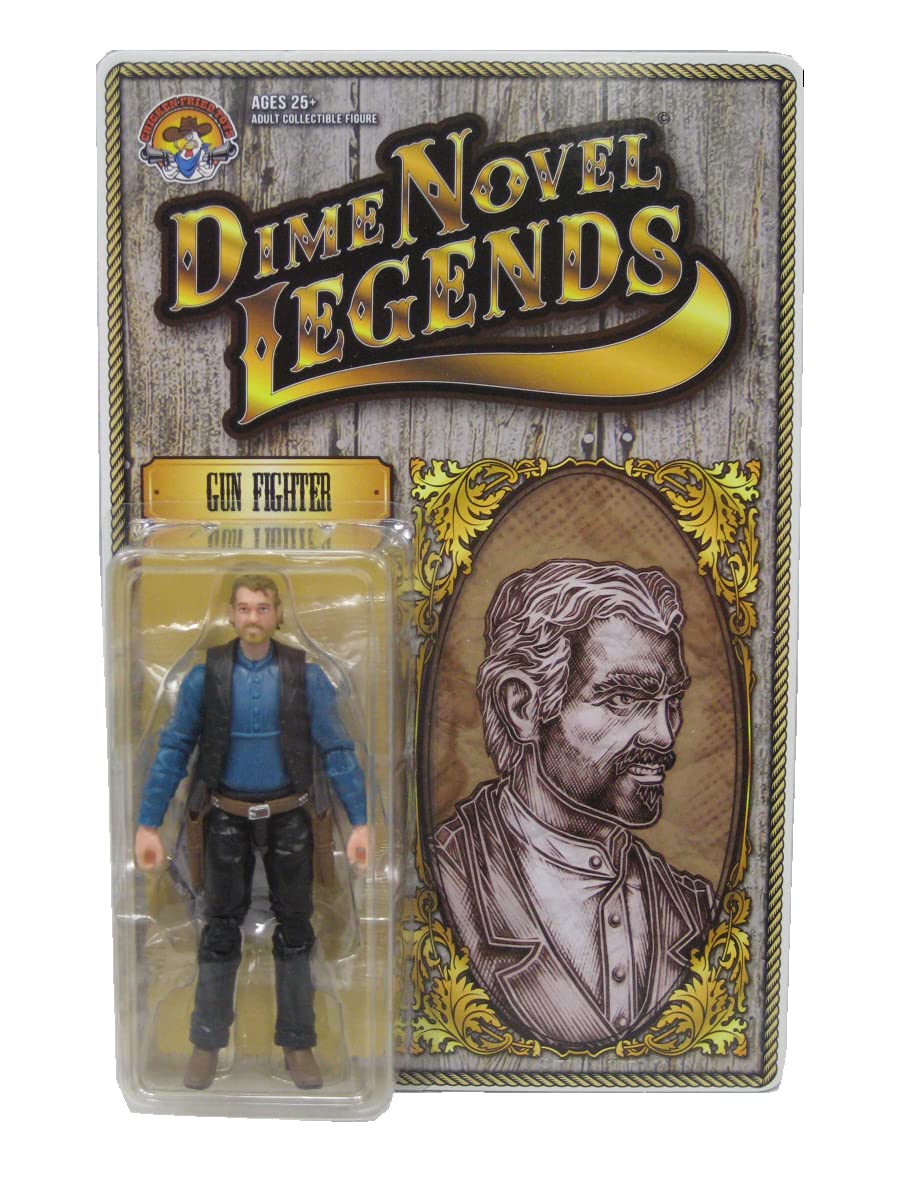 Dime Novel Legends 1/18 Scale (4inch Tall) Old west Action Figure Gunfighter 4inch tall (1/18 scale)