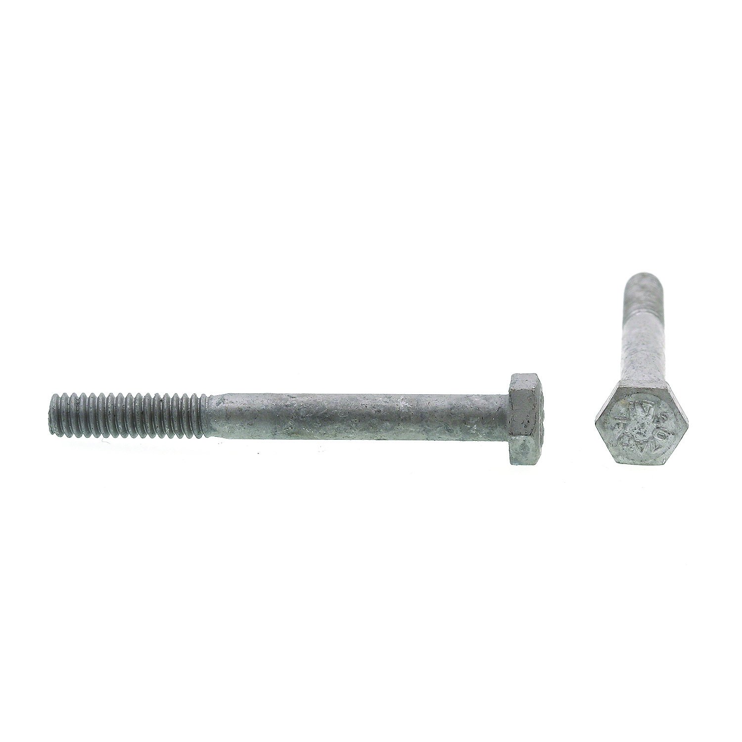 Prime-Line 9058536 Hex Bolts, 1/4 In.-20 X 2-1/2 In., A307 Grade A Hot Dip Galvanized (25 Pack)