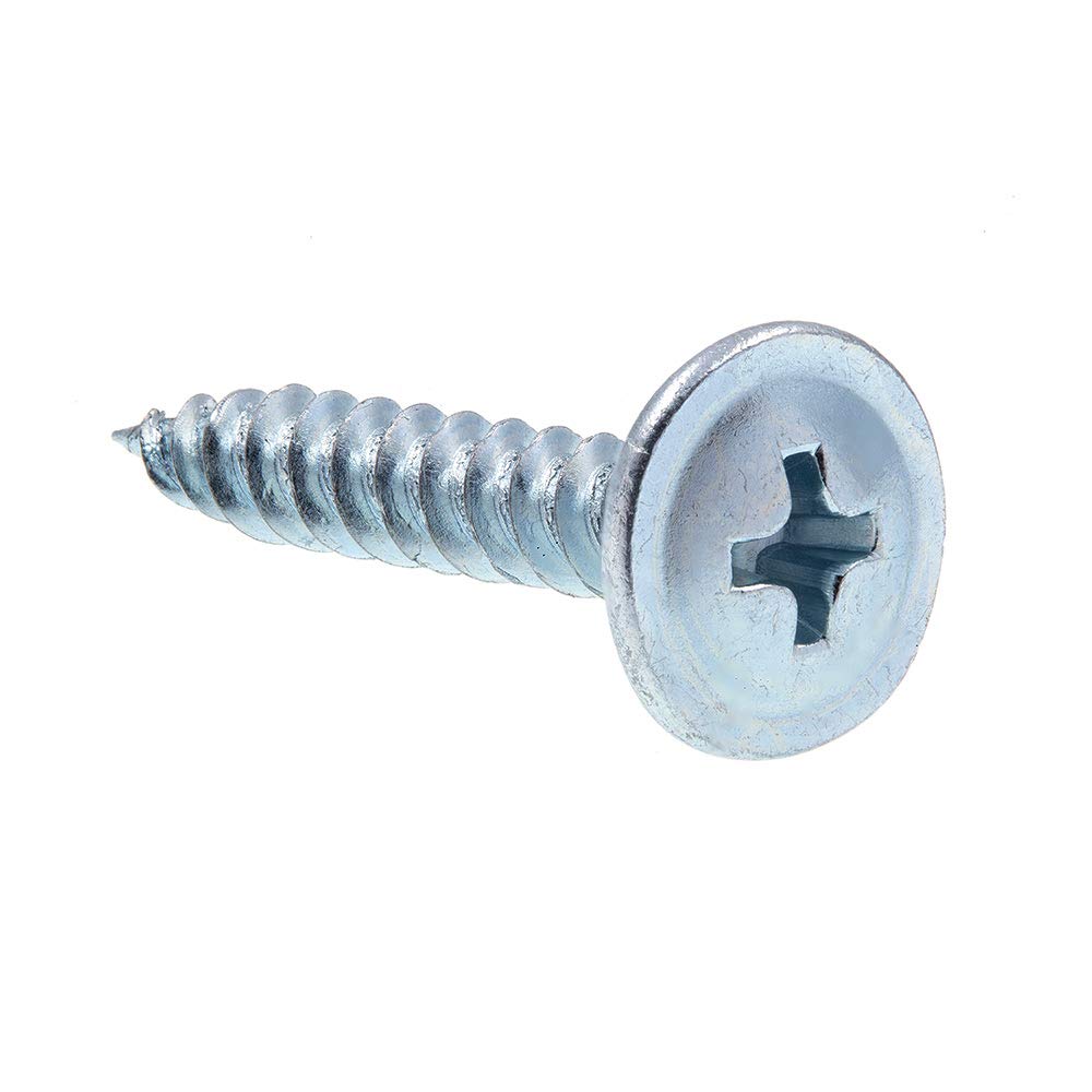 Prime-Line 9040239 Lath Screws, Modified Truss Head, Phillips Drive, #8 X 1 In., Zinc Plated Steel (50 Pack)