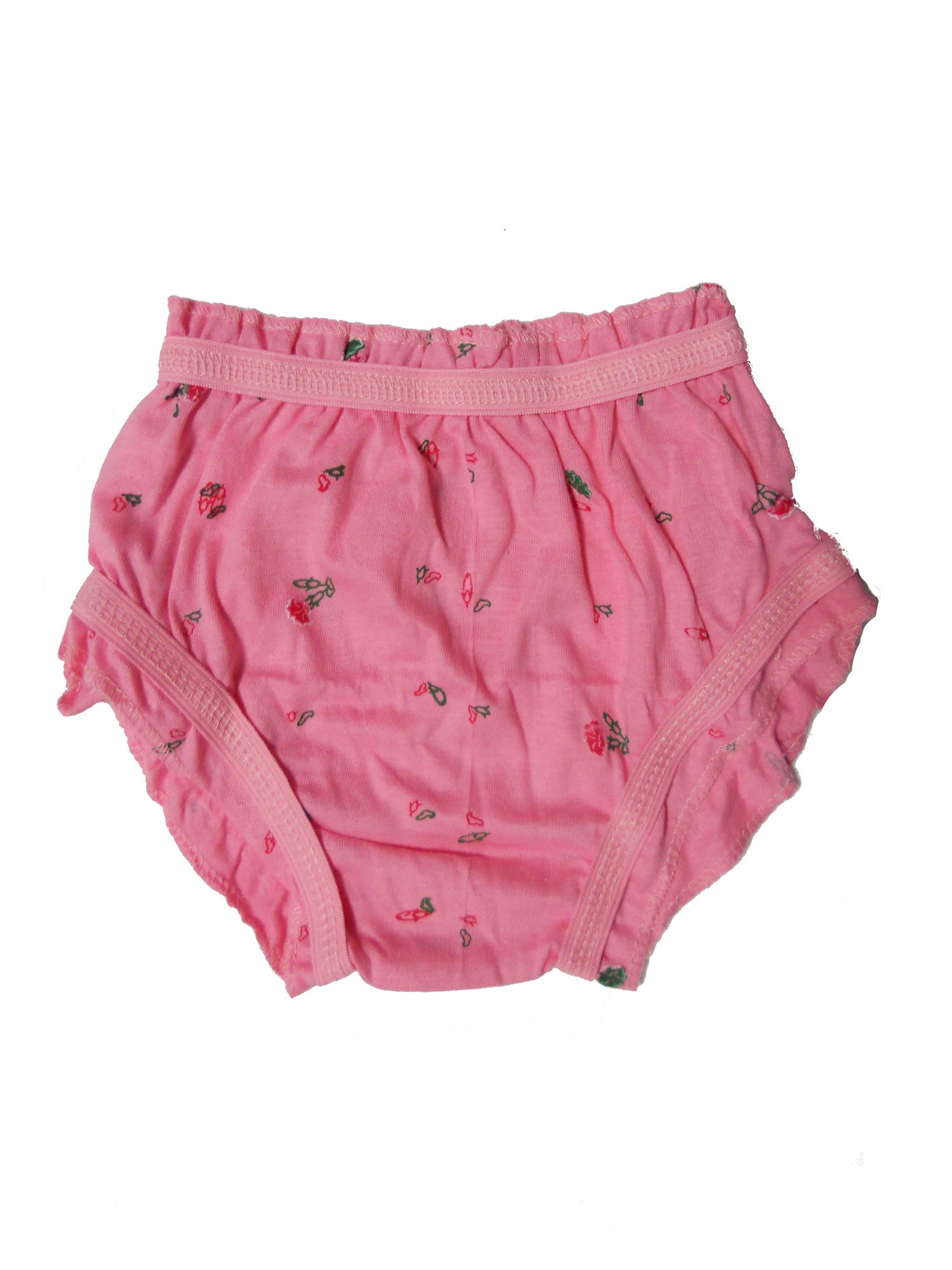New Day Baby Girls' Cotton Panties Pack Of Ten, Multi-coloured, Size 6-12 Months