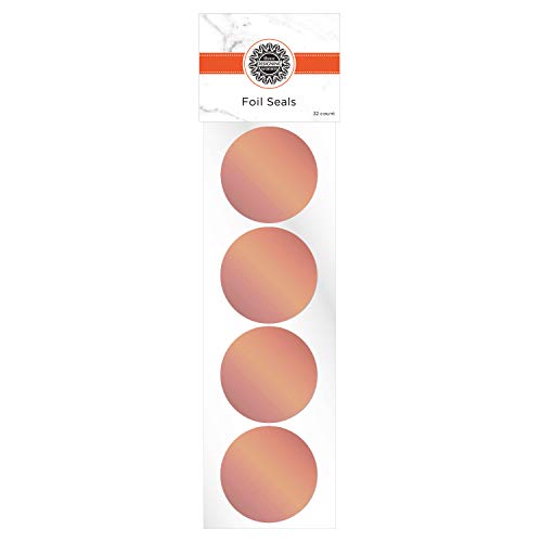 Three Designing Women - Foil Seals for Designer Embosser -The Only Award Winning Embossers (Rose Gold Matte)