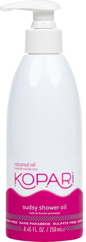 Kopari Sudsy Shower Oil - Skin Cleansing, Moisture Locking, Skin Hydrating Shower Oil (8.4oz)
