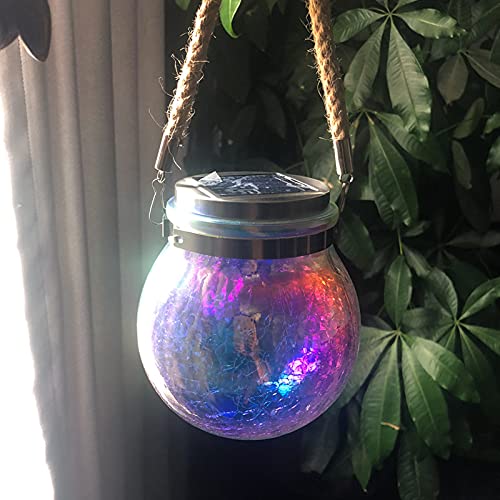 LANSCARE Solar Lanterns Lights Outdoor Decorative Solar Waterproof for Home Garden Yard Patio Outdoor Wedding Birthday Party Decorations (Fantasy Star, 2pack)
