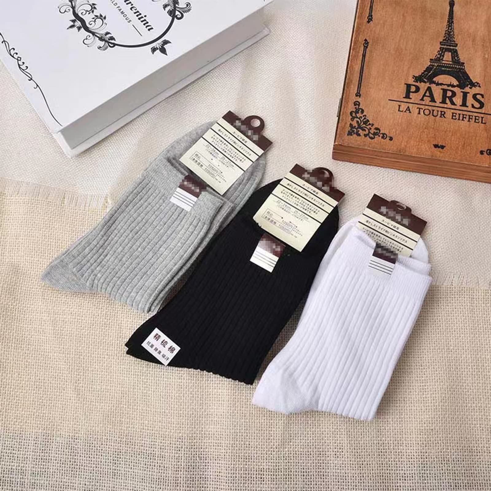 Aoiuhgyt Men's classic sports cotton socks,hiking socks,crew work boots socks for men 3 pcs