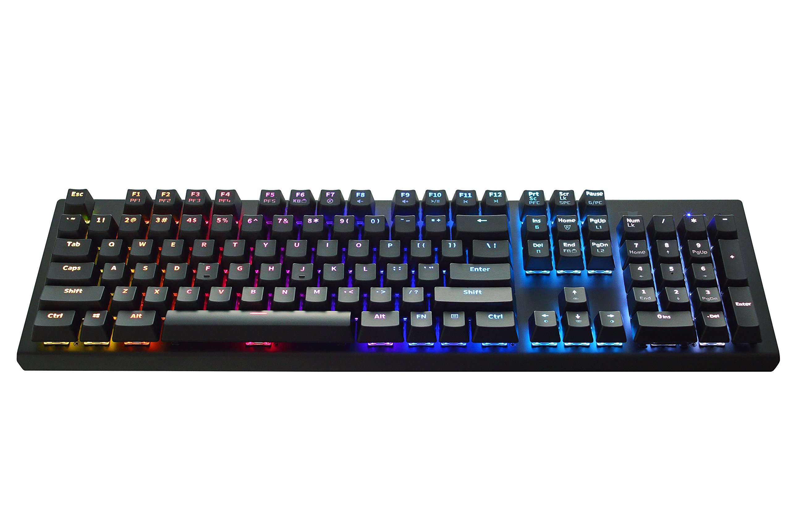 Gram SE Spectrum G11UXL Blue Optical Switch Single Individual Per Key Full Color RGB LED Backlit Illuminated Mechanical Black Gaming Spill Resistant Keyboard TS-G11UXL B (BL)