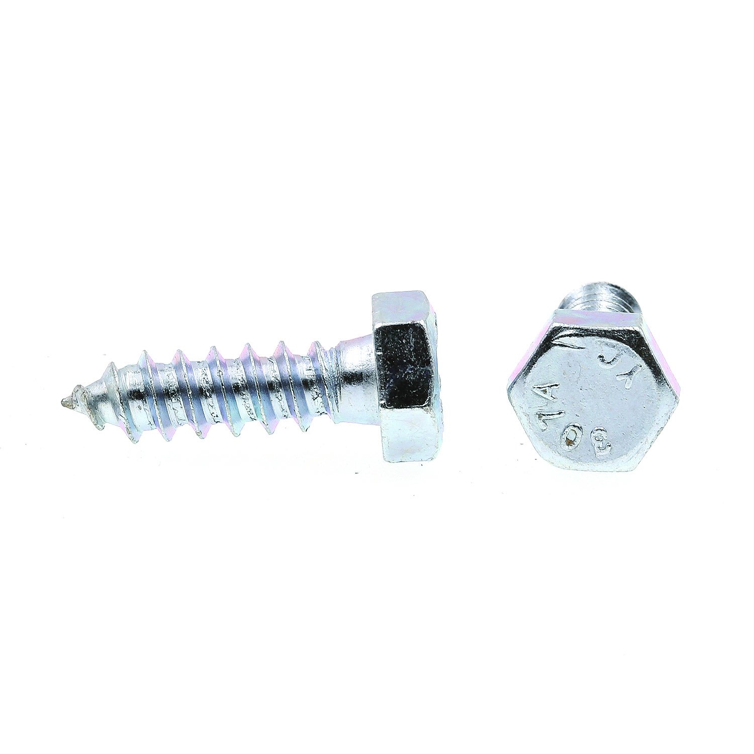 Prime-Line 9055460 Hex Lag Screws, 5/16 In. X 1 In., A307 Grade A Zinc Plated Steel (100 Pack)
