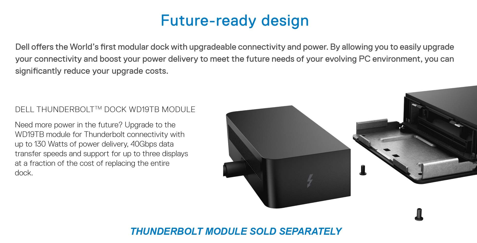 Dell WD19 130W Docking Station (with 90W Power Delivery) USB-C, HDMI, Dual DisplayPort, Black (Renewed)
