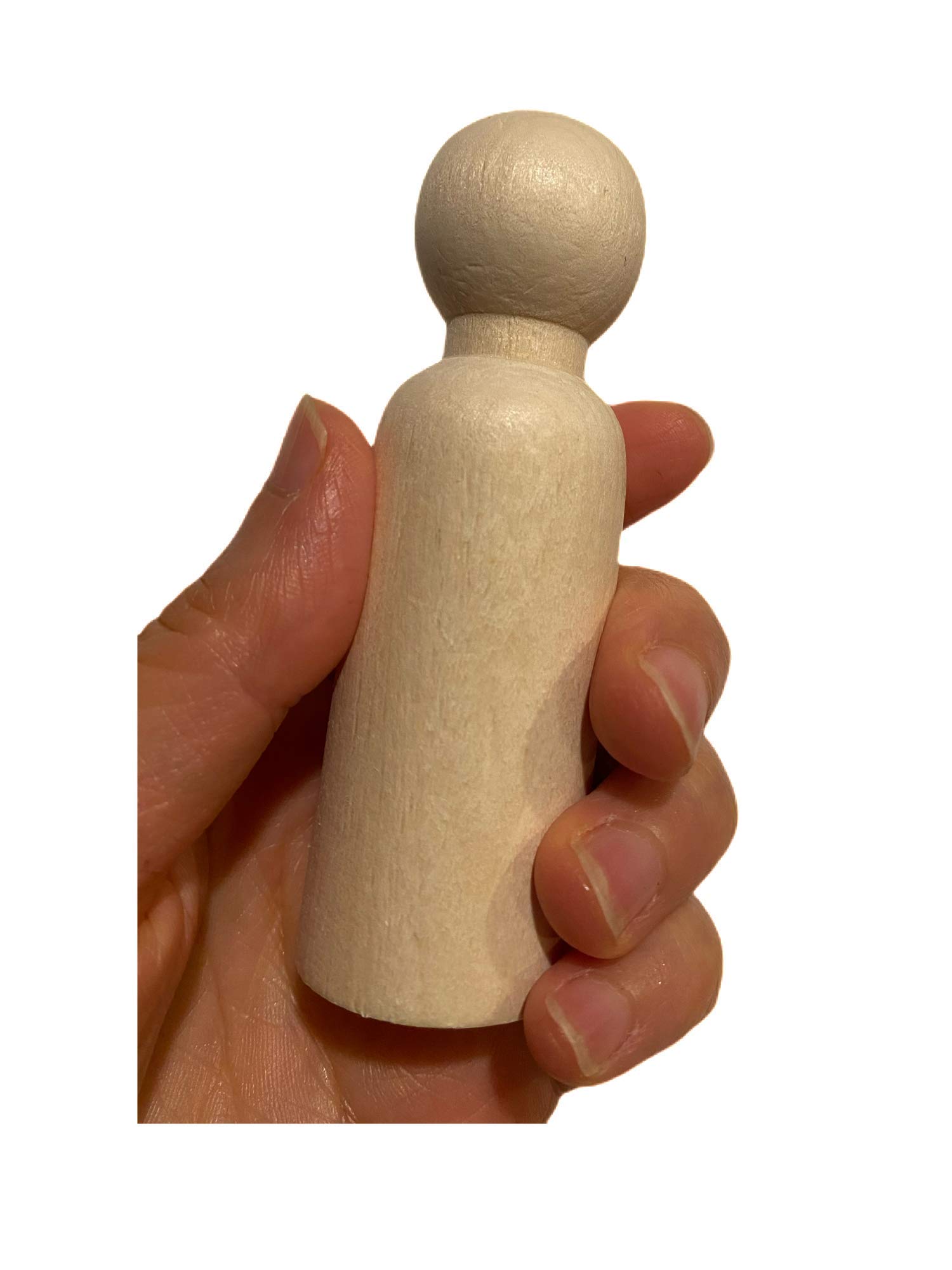 Ellipticus Valley Giant 4-1116 Wood peg Doll, 6 peg People Family, Perfect Size for Artist, Kids, Students Crafting, Gift
