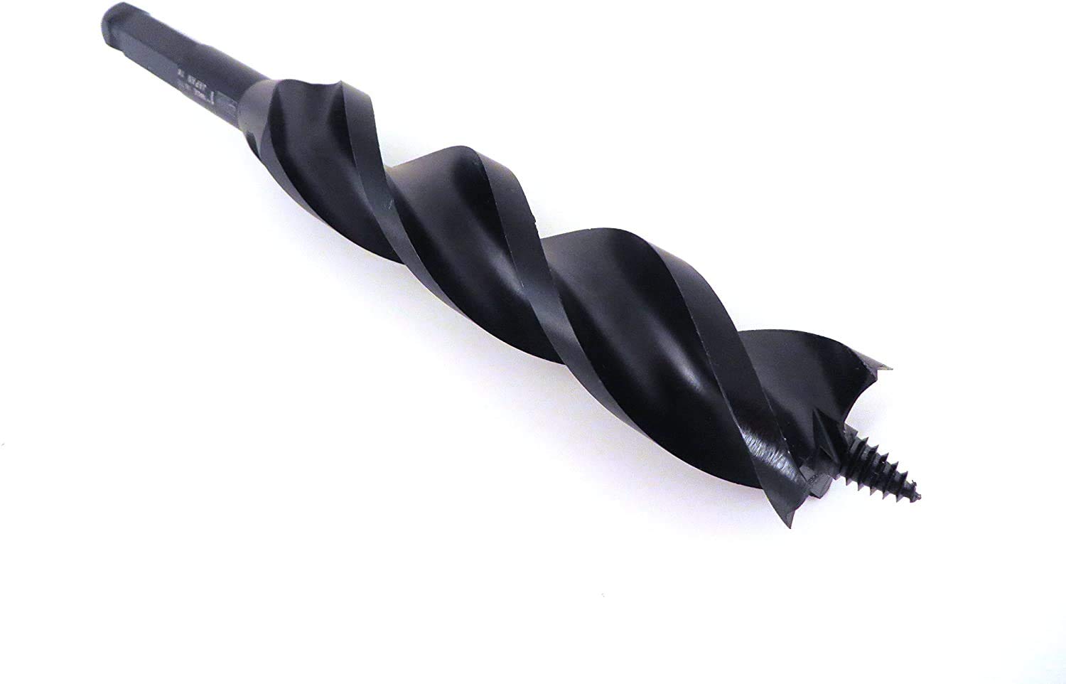 Wood Owl 1-1/8 Inches Diameter x 7-1/2 Inches Long Ultra Smooth Tri Cut Auger Hand Brace Boring Bit PTEE coated 09715