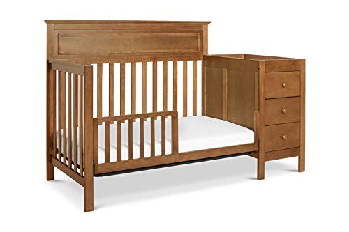 DaVinci Autumn 4-in-1 Crib and Changer Combo in Chestnut | Greenguard Gold Certified