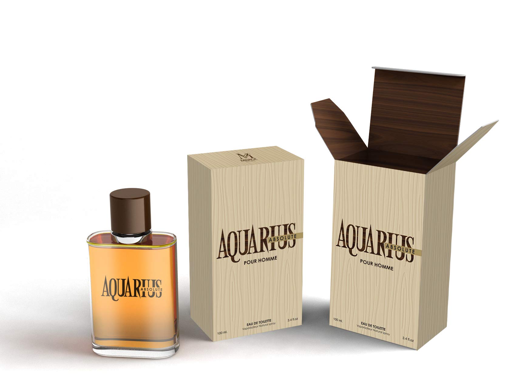 Mirage Brands Aquarius Absolute pour Homme 3.4 Ounce EDT Men's Cologne | Mirage Brands is not associated in any way with manufacturers, distributors or owners of the original fragrance mentioned