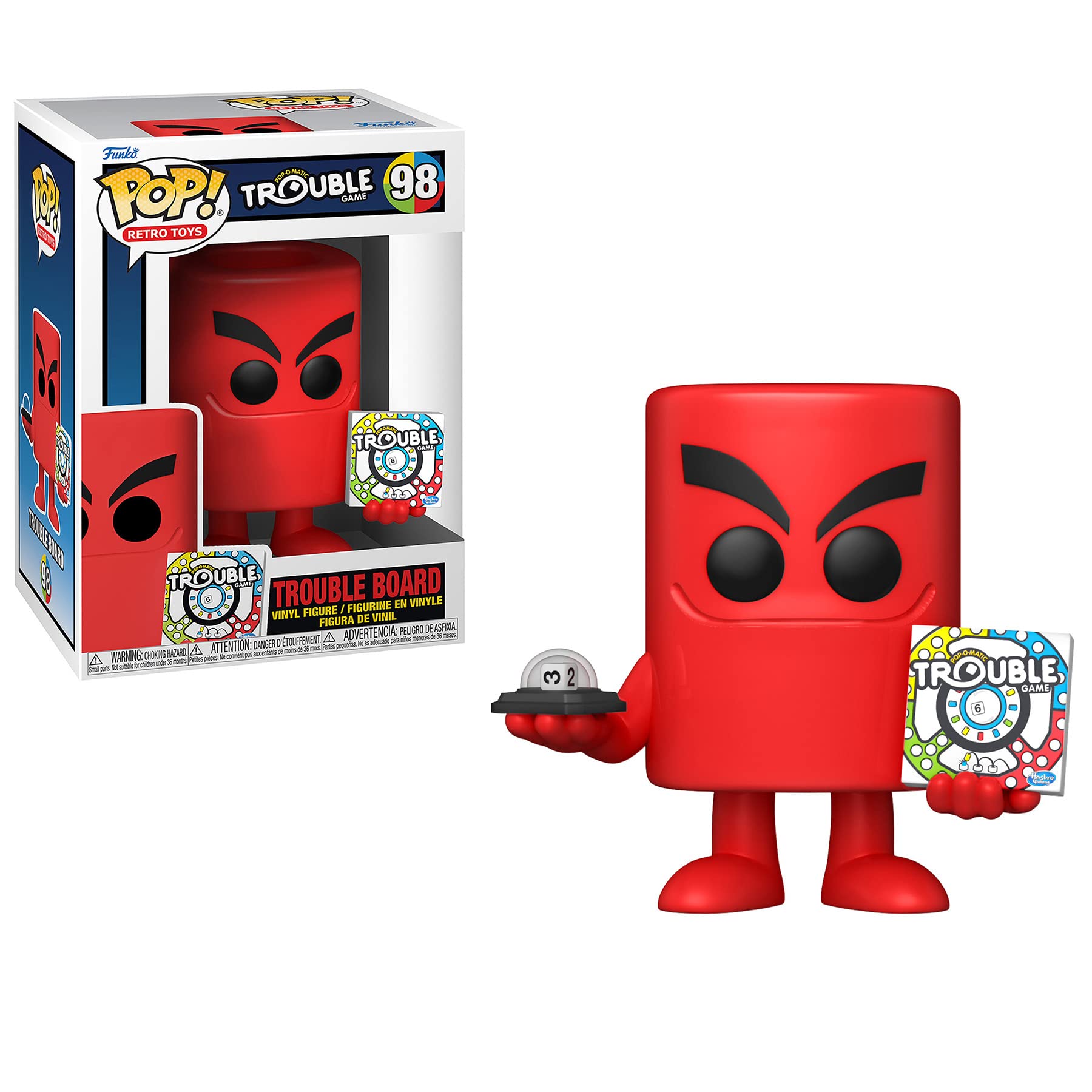 Funko POP! Games Bundle Collectors Set - Barrel of Monkey's, Play-Doh, Lite-Brite, Polly Pocket, and Trouble