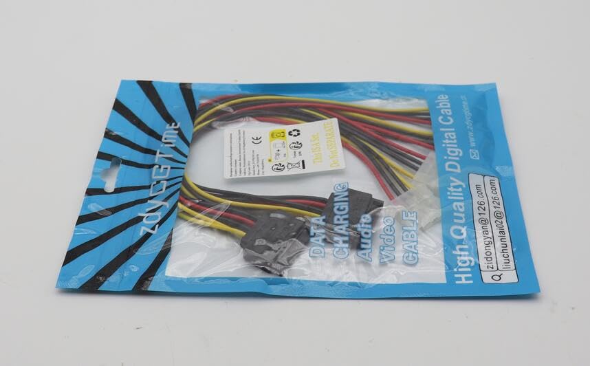 zdyCGTime 15-Pin SATA Male to 8 Pin (6+2 Pin) PCI-Express Female Video Card Power Adapter Cable(20CM/8inch)