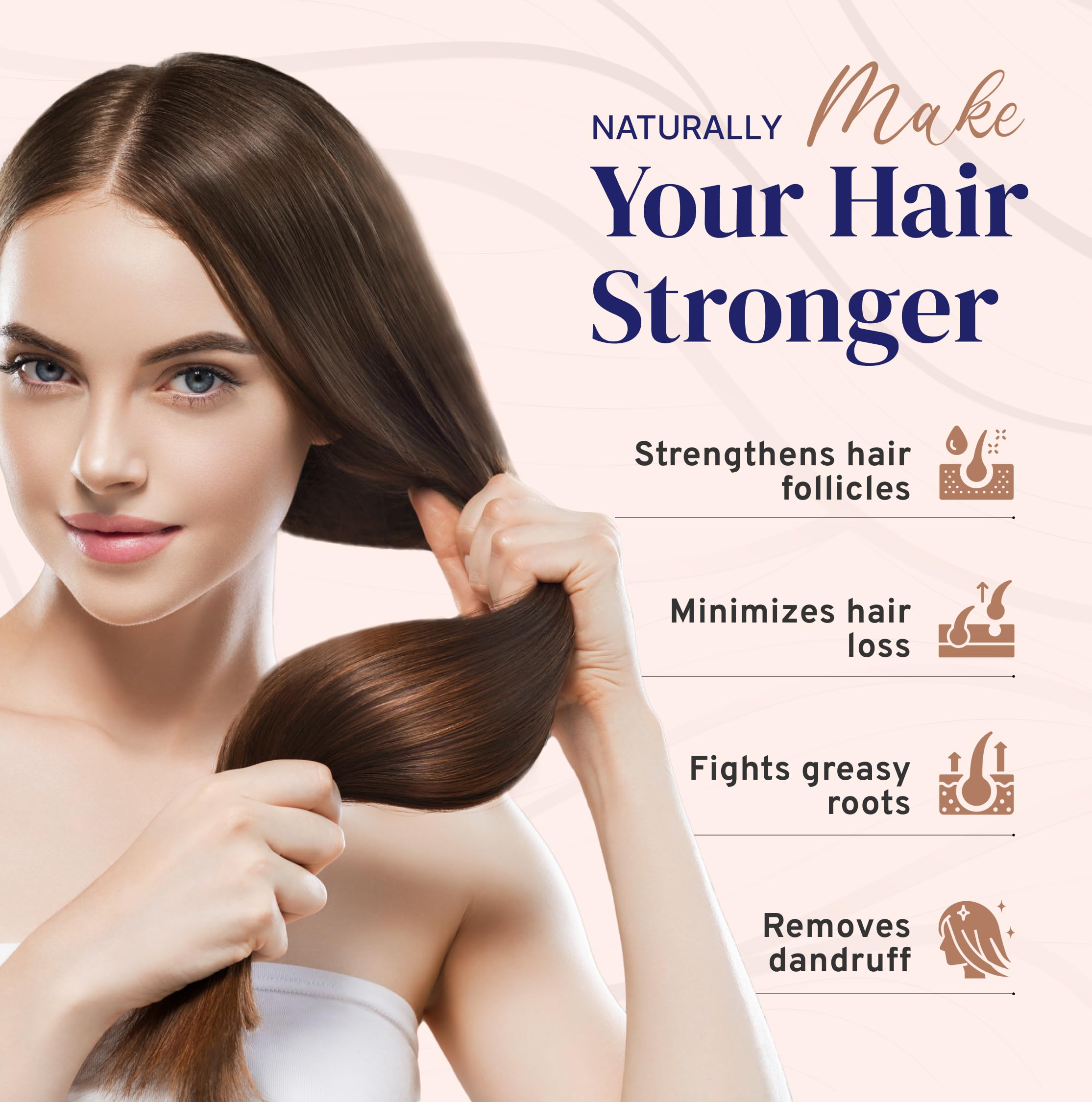 Nora Ross Classic Garlic Shampoo - Hair Loss, Growth & Thickening Formula for Normal to Dry Scalp, Cleansing & Anti-Dandruff with Rosemary 32 Oz