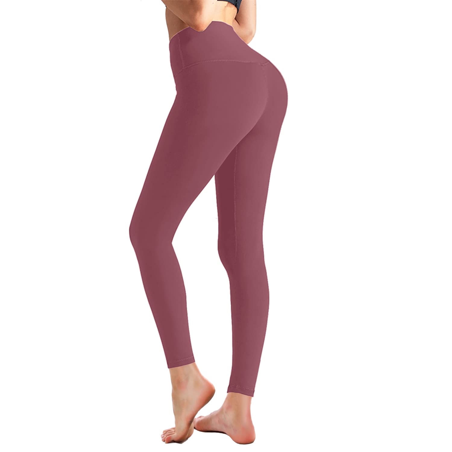 Aoliks Butt Lifting Leggings for Women, Grey High Waisted Tummy Control Gym Workout Running Yoga Pants