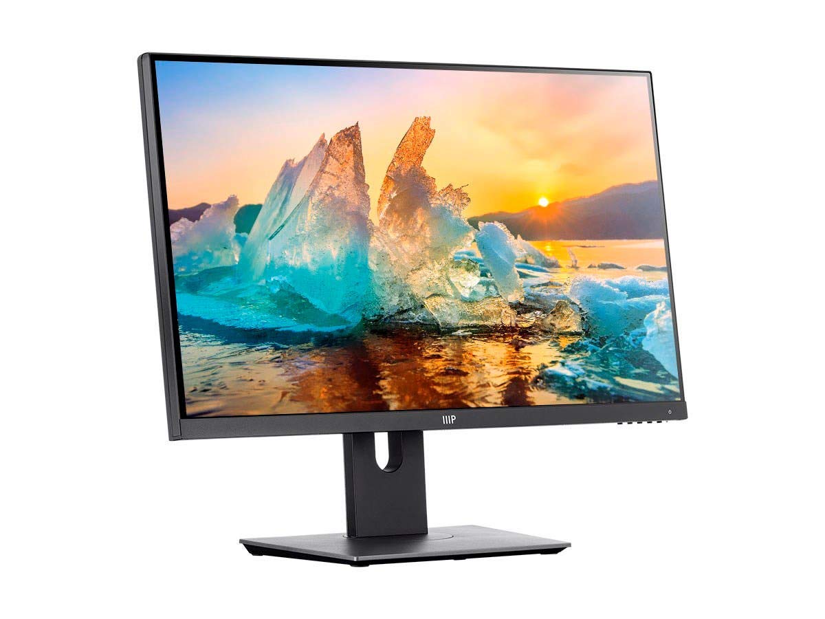 Monoprice 27in CrystalPro Monitor - 4K UHD, 2560x1440p, 60Hz, DisplayHDR 400, Height Adjustable Stand, IPS - Home, Office, Business, Student Use