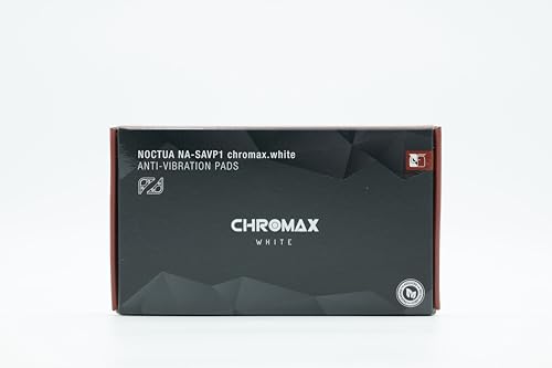 Noctua NA-SAVP1 chromax.White, Anti-Vibration Pads for 120/140mm Noctua Fans (16-Pack, White)