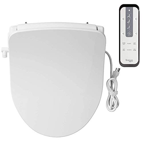 Bemis B1980NL 000 Renew Plus Heated Bidet Cleansing Spa with Warm Air Dryer, 3 Wash Functions and iLumaLight Night Light, ELONGATED, White
