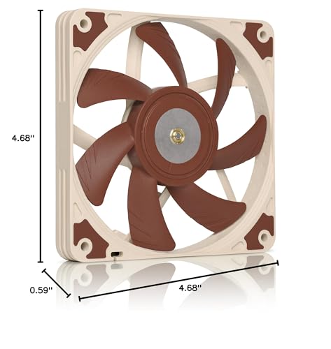 Noctua NF-A12x15 FLX, Premium Quiet Slim Fan, 3-Pin (120x15mm, Brown)