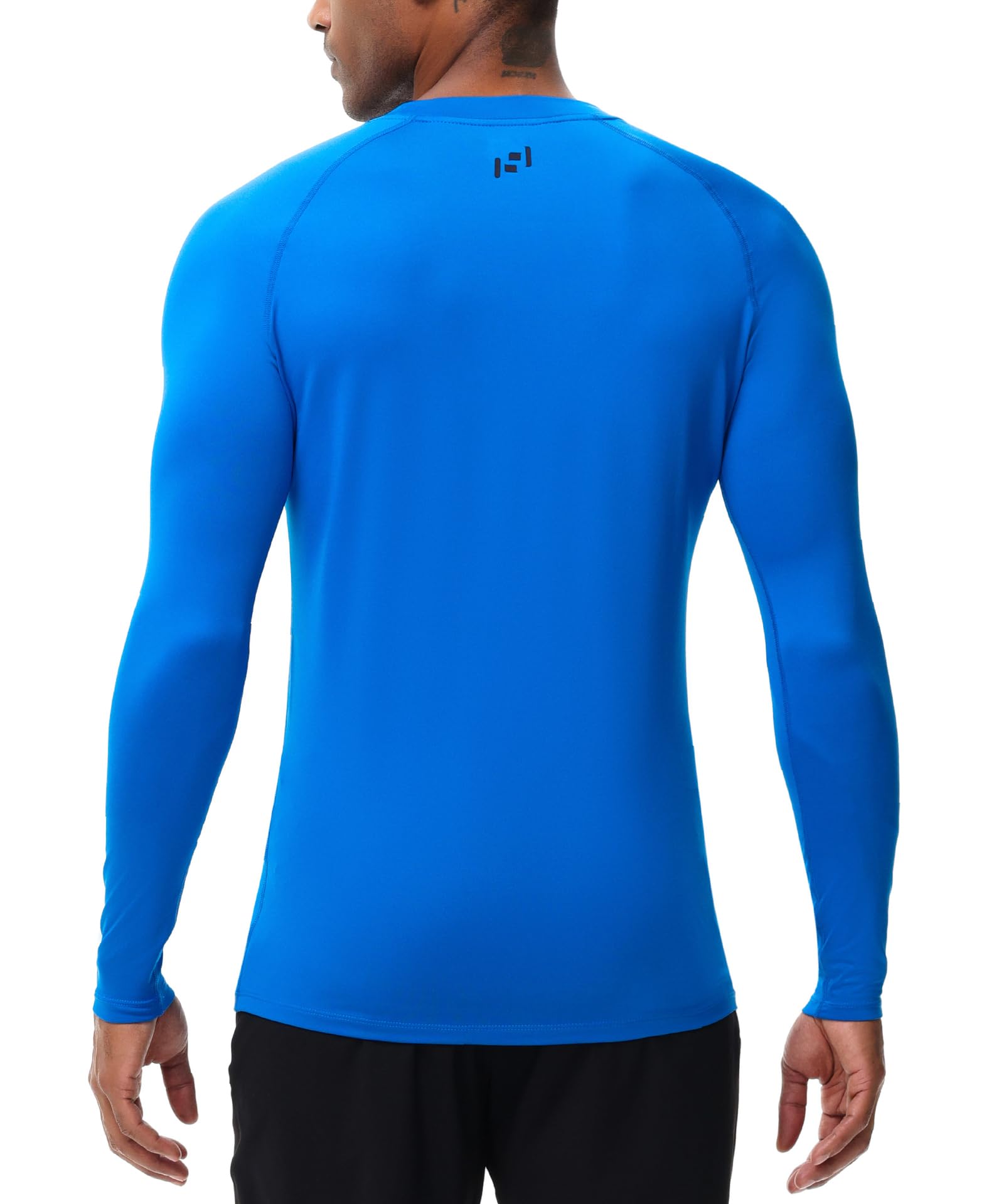 ADOREISM Men's Long Sleeve Thermal Underwear Tops Moisture Wicking Base Layer Thermal Slim Fit Athletic Shirts for Men (Maroon, M)