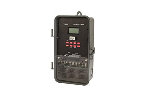 NSI DZM200BP Series DZM Momentary Output 365/7 Day Advanced Lighting Control Time Switch, 120/208-240/277 VAC Timer Supply, 2 Channels, SPDT Momentary Dry Contact