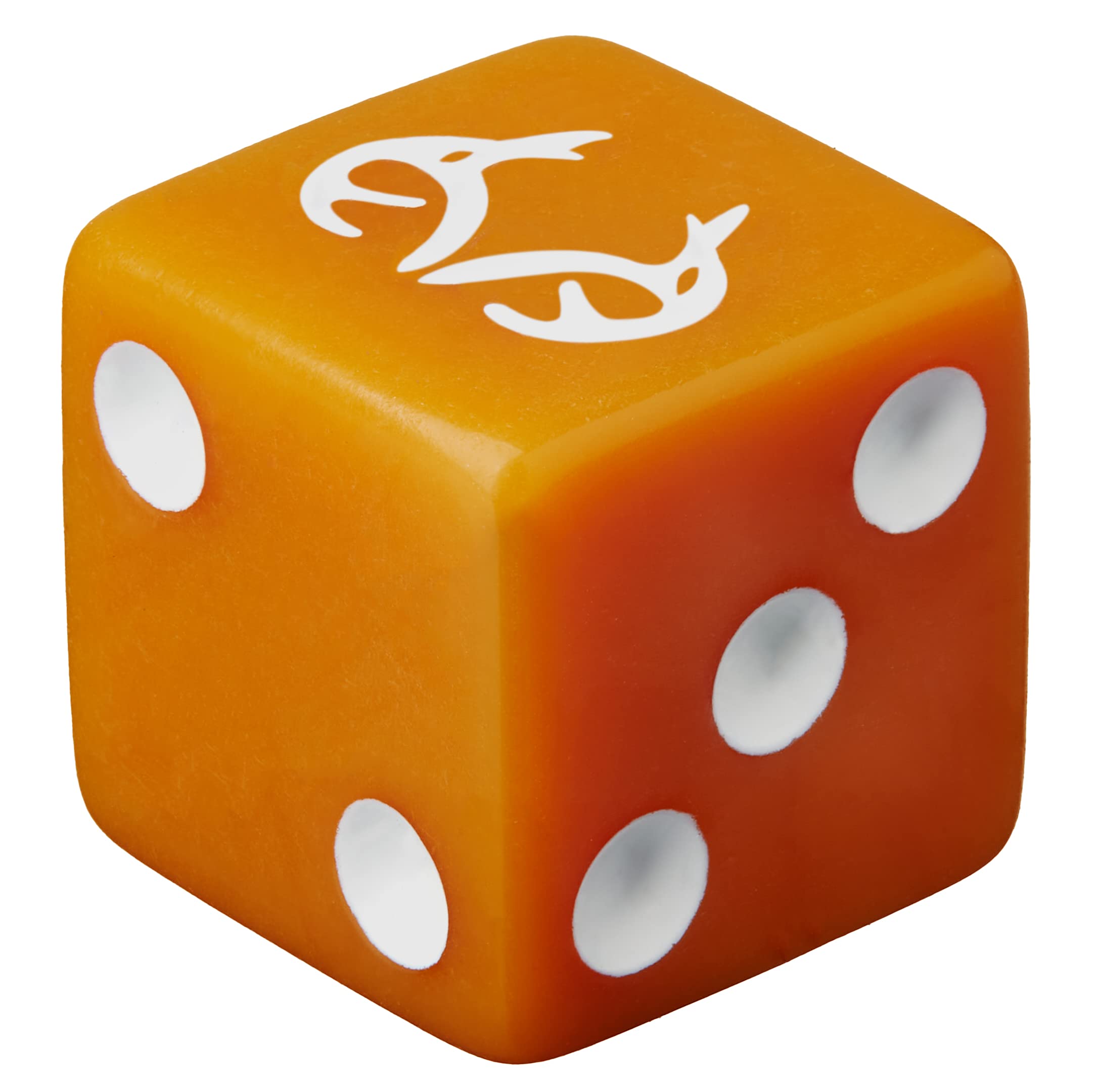 Realtree Edge Dice Set - 10 Pack of Orange & Clear Game Pieces - Six-Sided Dice Board Gaming Accessories - Cool Outdoors Themed Stuff for Father's Day, Family Game Night, Dice Rollers