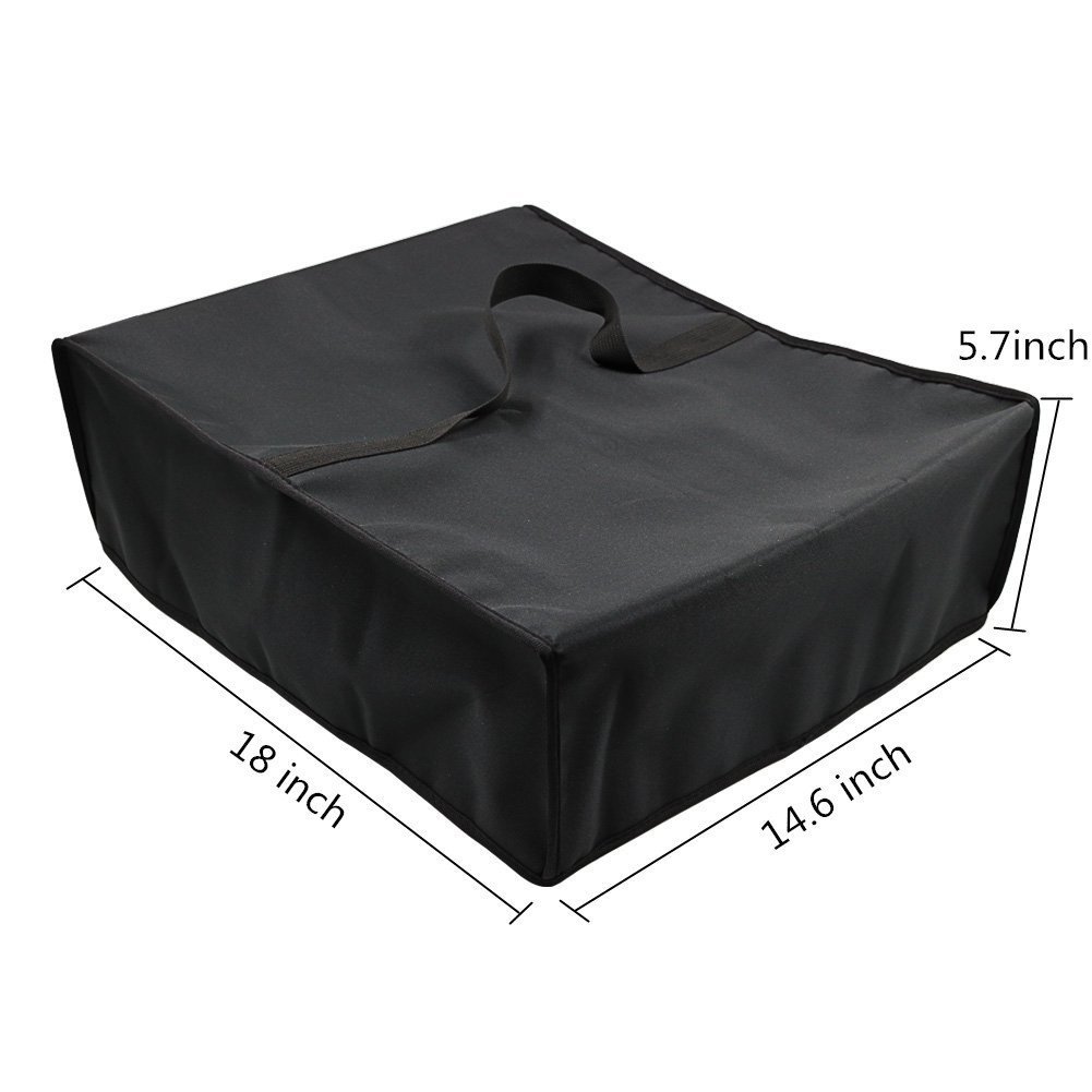 CYGQ Black Premium Nylon Fabric Dust Cover Case Protector for Yamaha R-S202BL/R-N303BL/RX-V385/RX-V685 Stereo Receiver