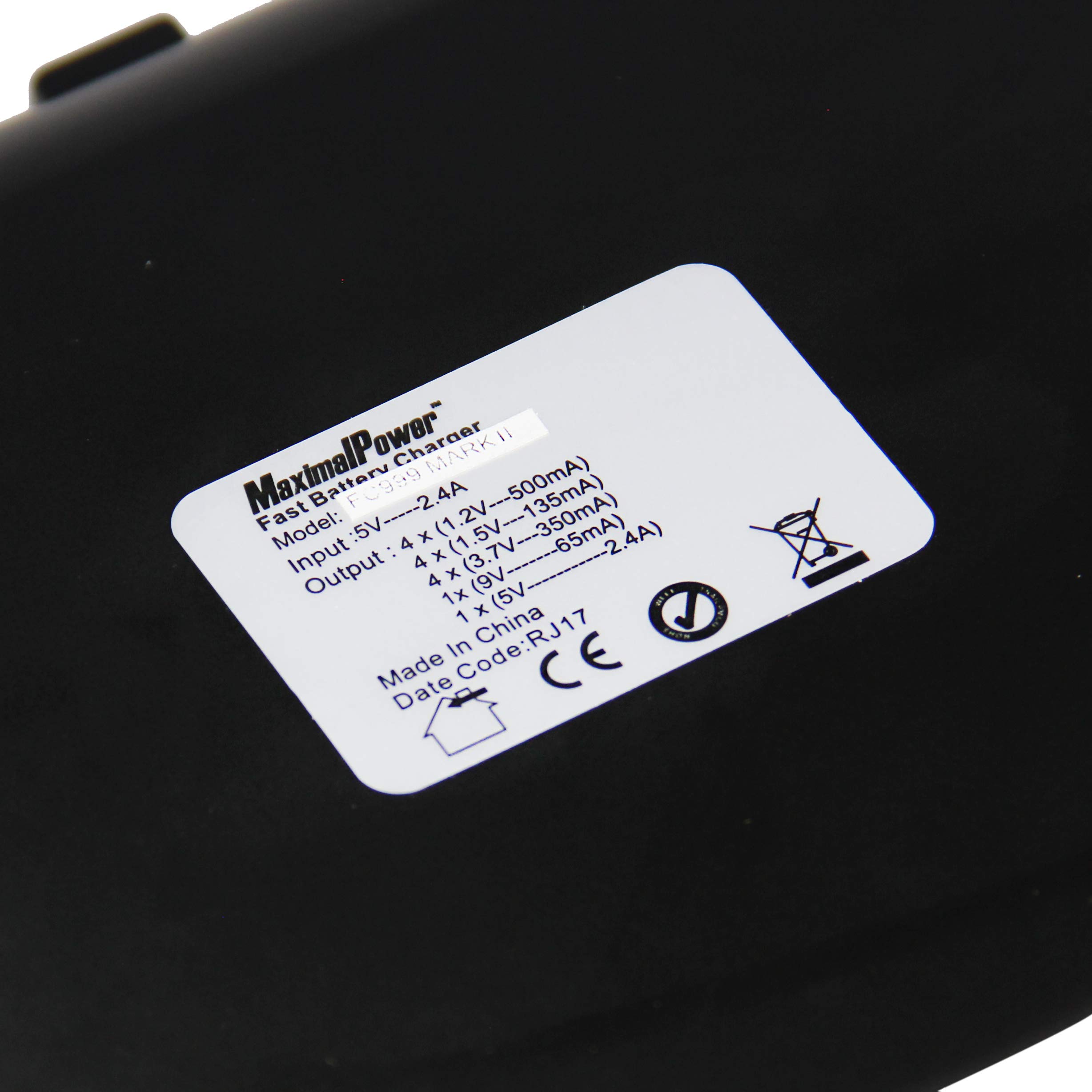 MaximalPower Universal Ultra Smart Charger FC997 for Alkaline NiMh NiCd Li-ion AA AAA C D Battery Cells Charger (Battery Charger only)