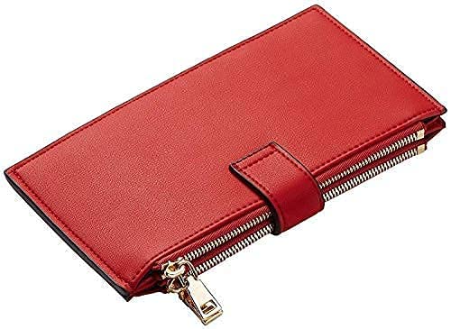 Travelambo Womens Multi Card Case Wallet & Leather Squeeze Coin Purse