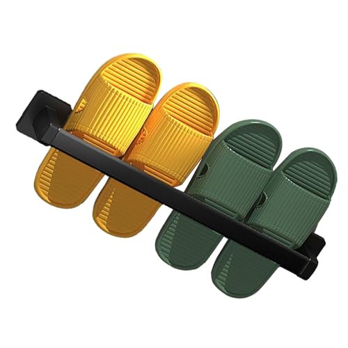 ATONLY Wall Mounted Shoes Rack Stainless Steel Shoes Holder Towel Storage Organizer Bathroom Living Room Hang Storage