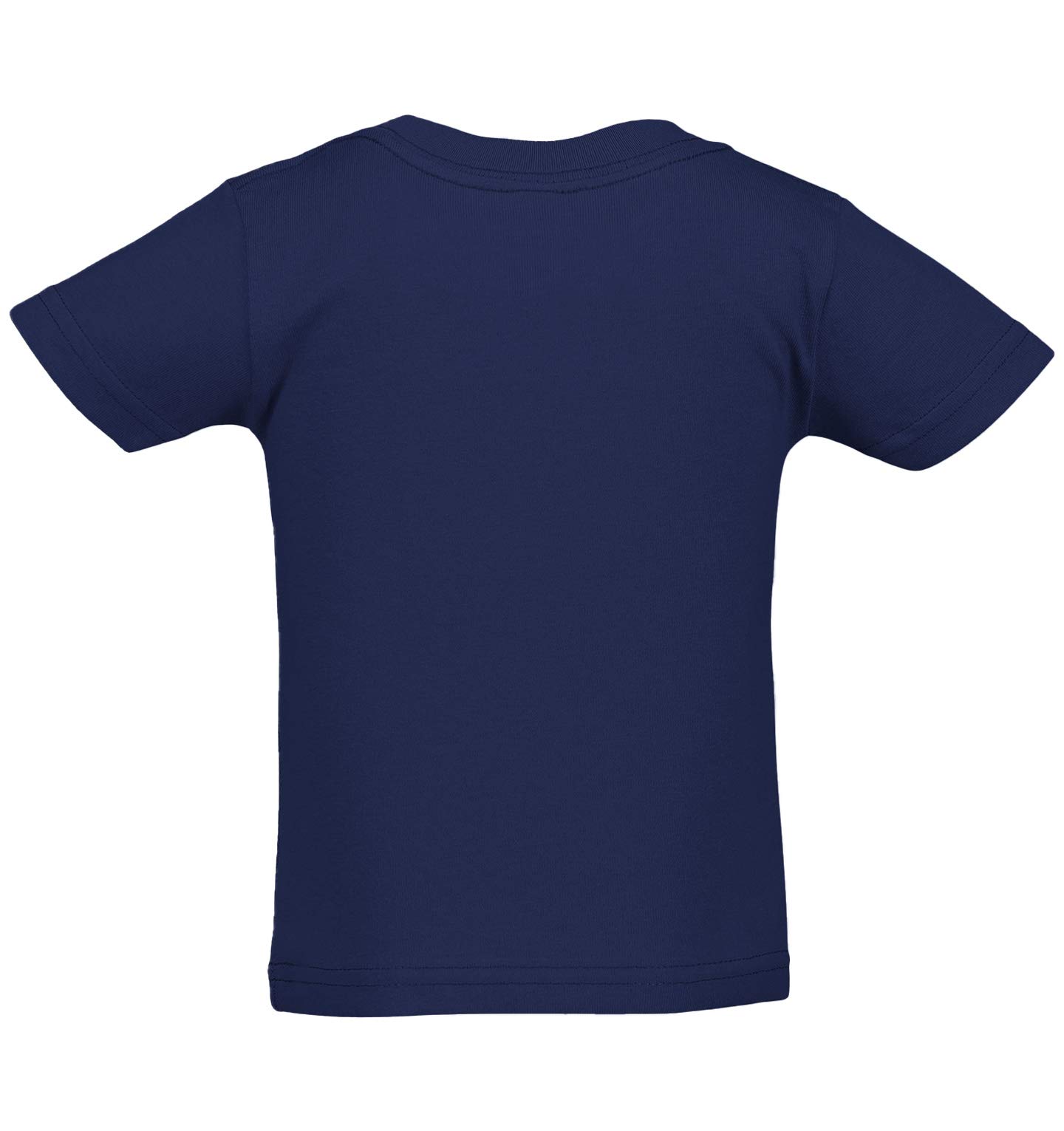 Haase Unlimited Baseball American Flag - USA Infant/Toddler Cotton Jersey T-Shirt (Navy, 24 Months)