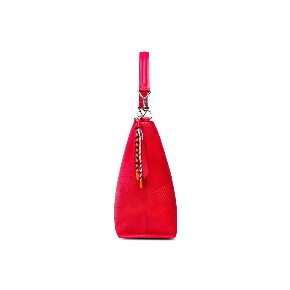 Desigual woMens Casual Shoulder Bag, Red, U US