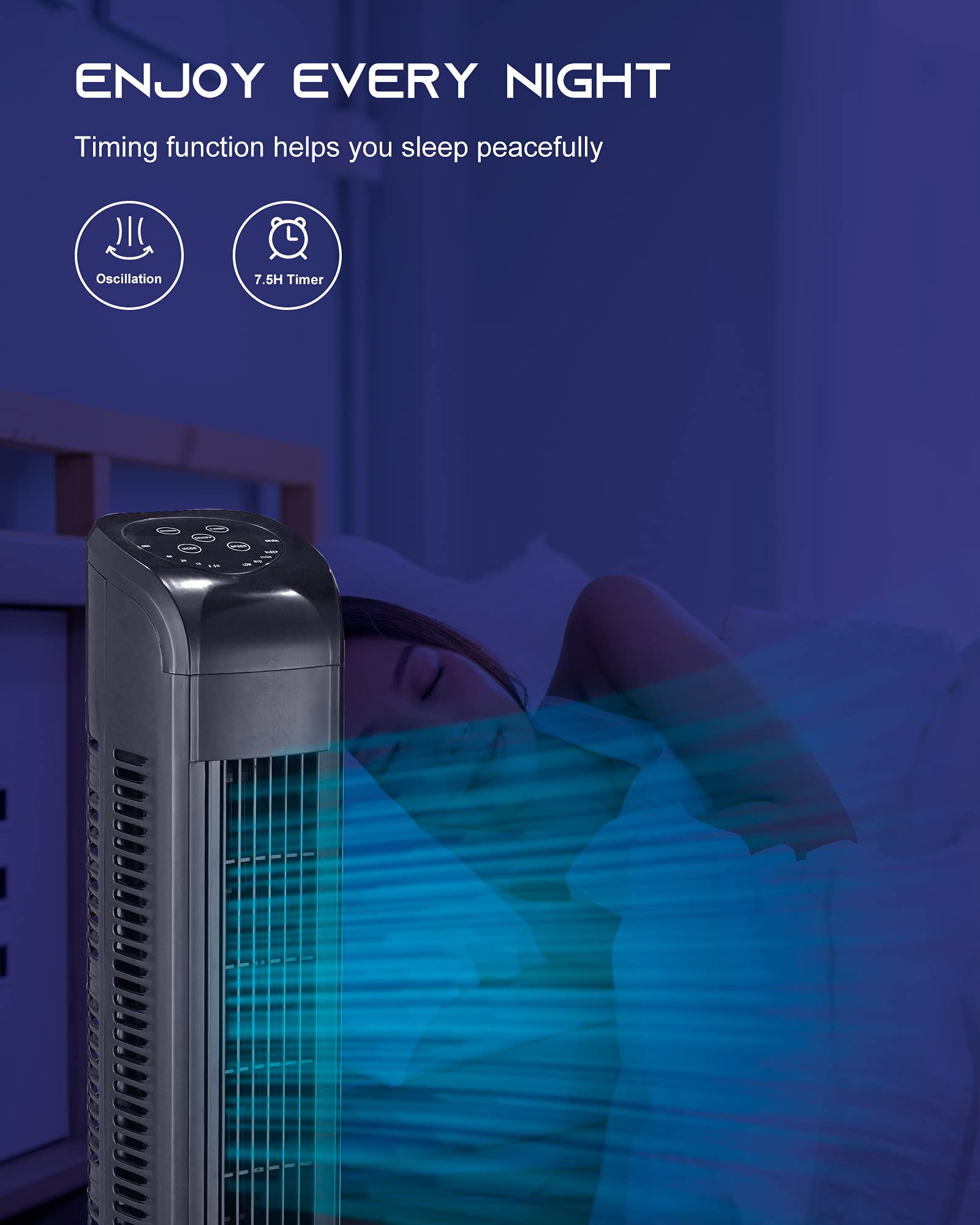 Evaporative Air Cooler, MEPTY Swamp Cooler with 4.2 Gallons Water Tank, Remote Control, 3 Modes & Speeds, 90°Oscillation, 12H Timer, Portable Air Cooler for Home, Office (31 Inch) (Black)