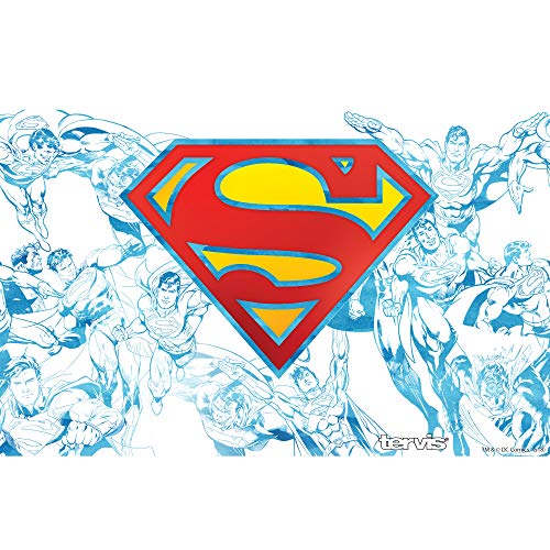 Tervis DC Comics-Superman Lineage Stainless Steel Insulated Tumbler with Lid, 20oz, Silver