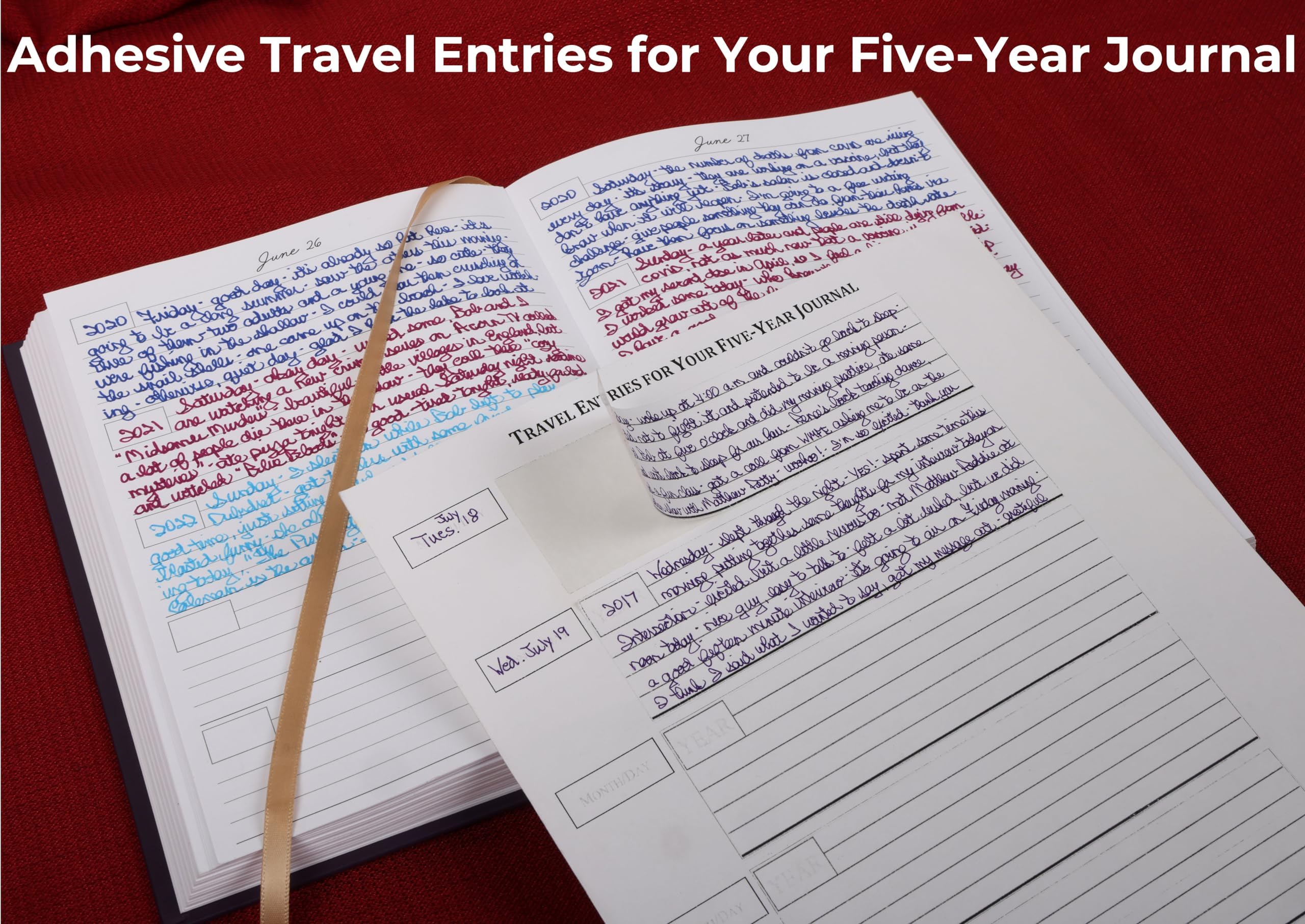 Hard Cover 5 Year Journal | The Easiest to Use Five Year Journal | Quick and Easy Five Year Daily Journal System | 6x8.25 Inch Size (Turquoise)