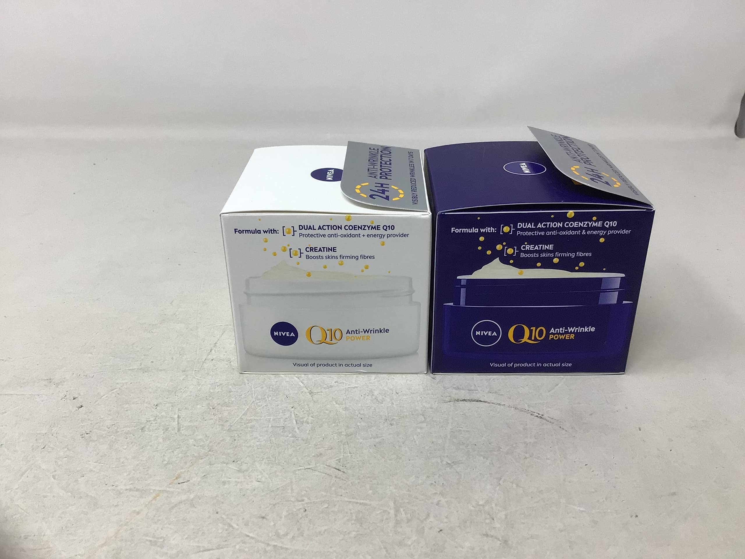 Nivea Q10 SPF 15 Anti-Wrinkle Face Day Cream Plus Face Night Cream, 50 ml