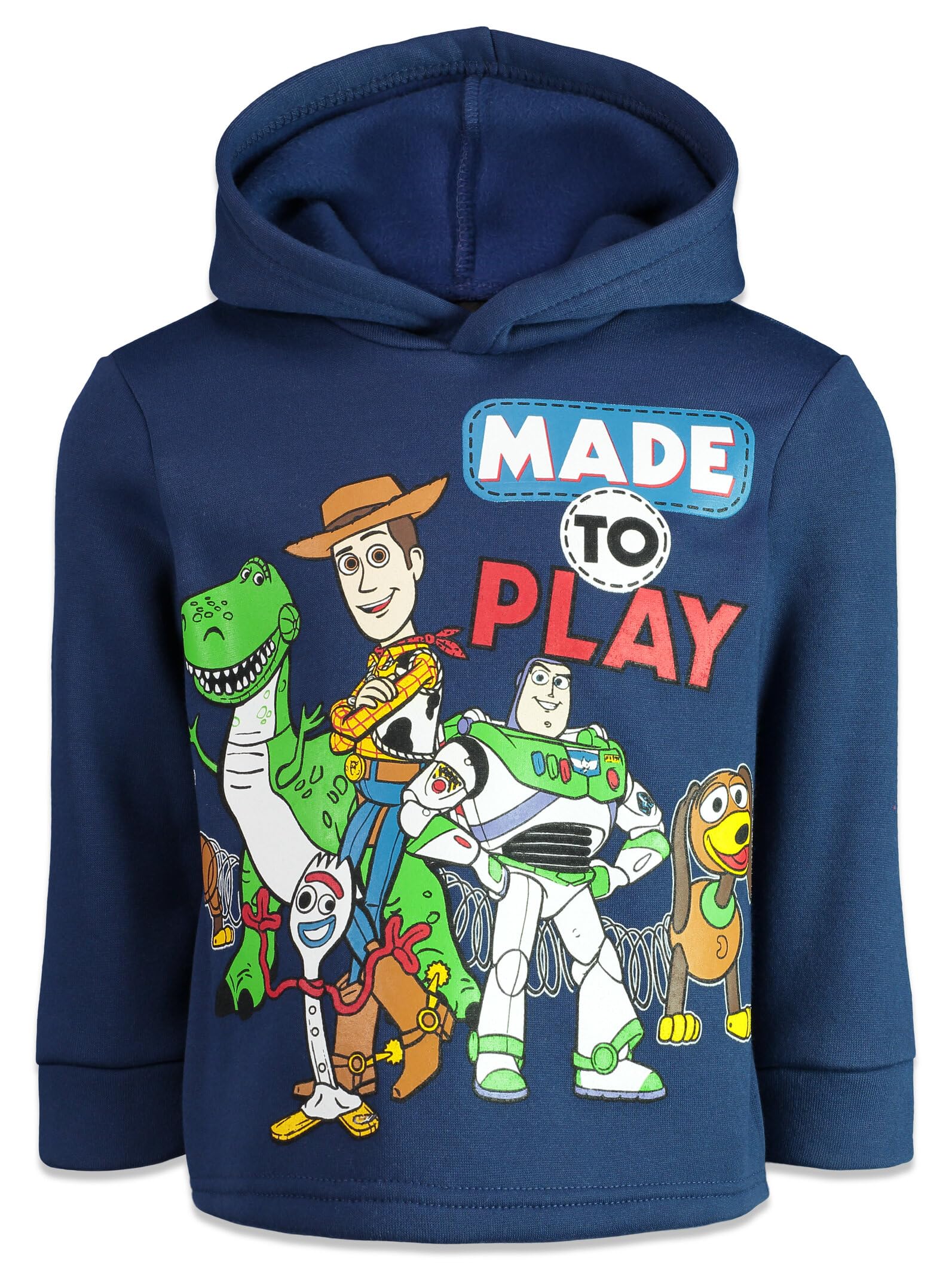 Disney Pixar Toy Story Toddler Boys Fleece Hoodie and Jogger Pants Outfit Set Navy/Grey 2T