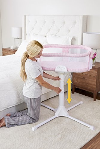 Halo Bassinest Swivel Sleeper Premiere Series Bassinet, Rose Leaf