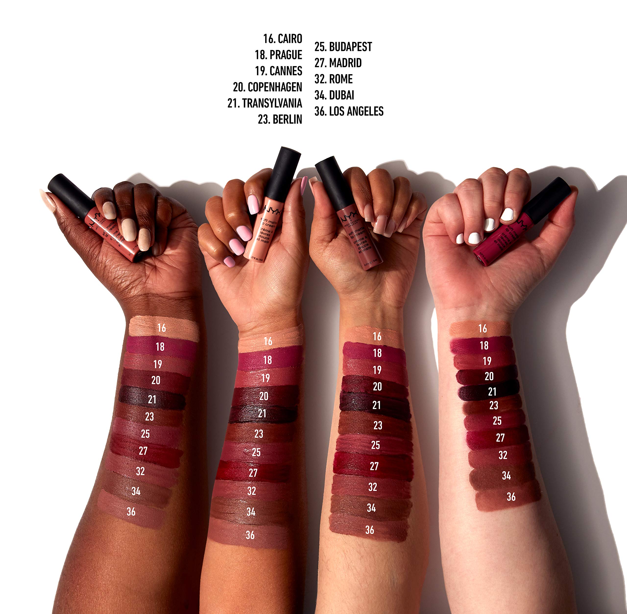 NYX PROFESSIONAL MAKEUP Soft Matte Lip Cream, Lightweight Liquid Lipstick - Cairo (Matte Pure Nude)