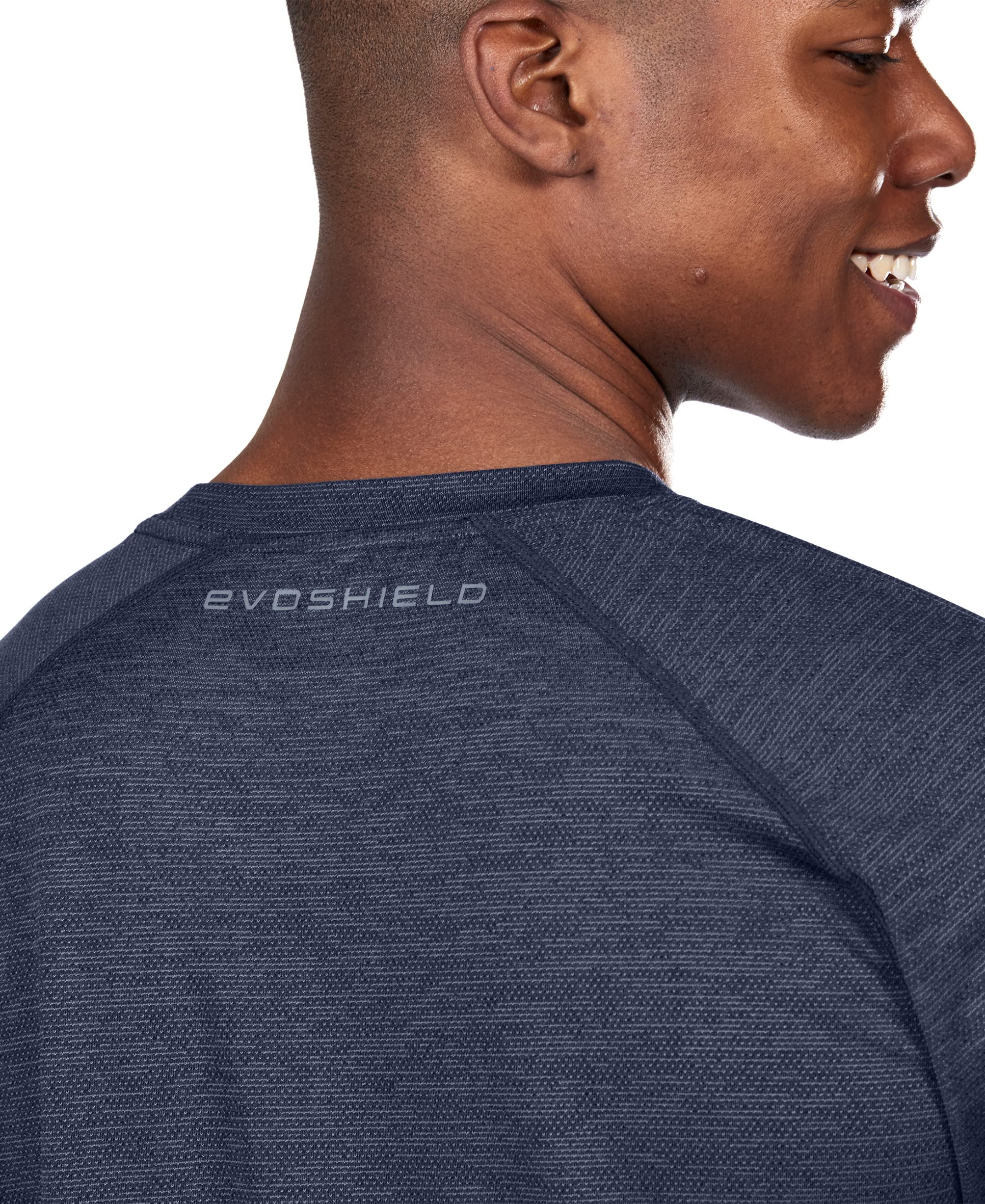 EvoShield Men's Standard Pro Team Training Long Sleeve, Navy, Small