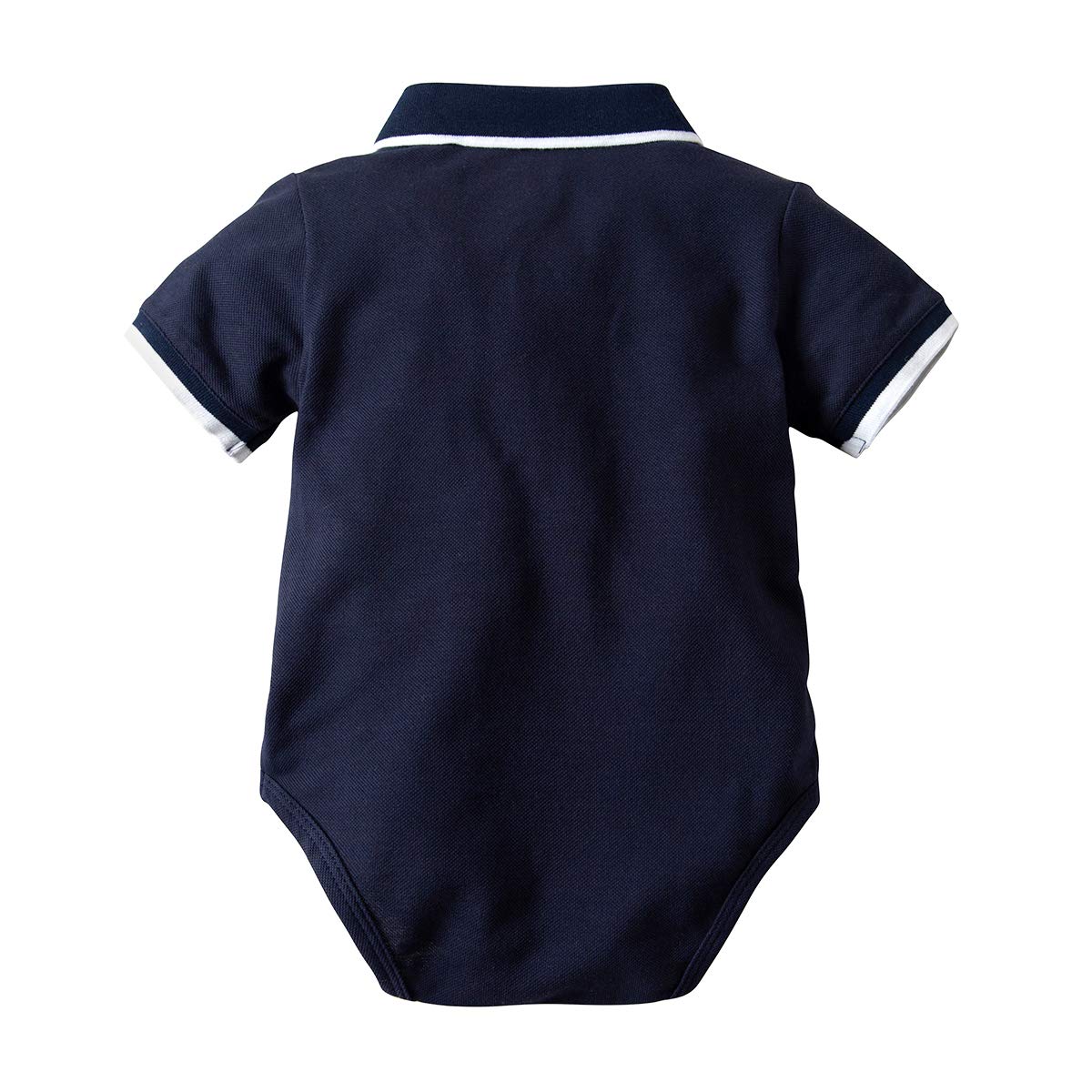 Carlstar Baby Boys Gentleman Outfit Suits,Infant Boys Short Pants Set,Short Sleeve Romper Shirt+Suspender Pants+Bow Tie (Spaceship, 9-12M)