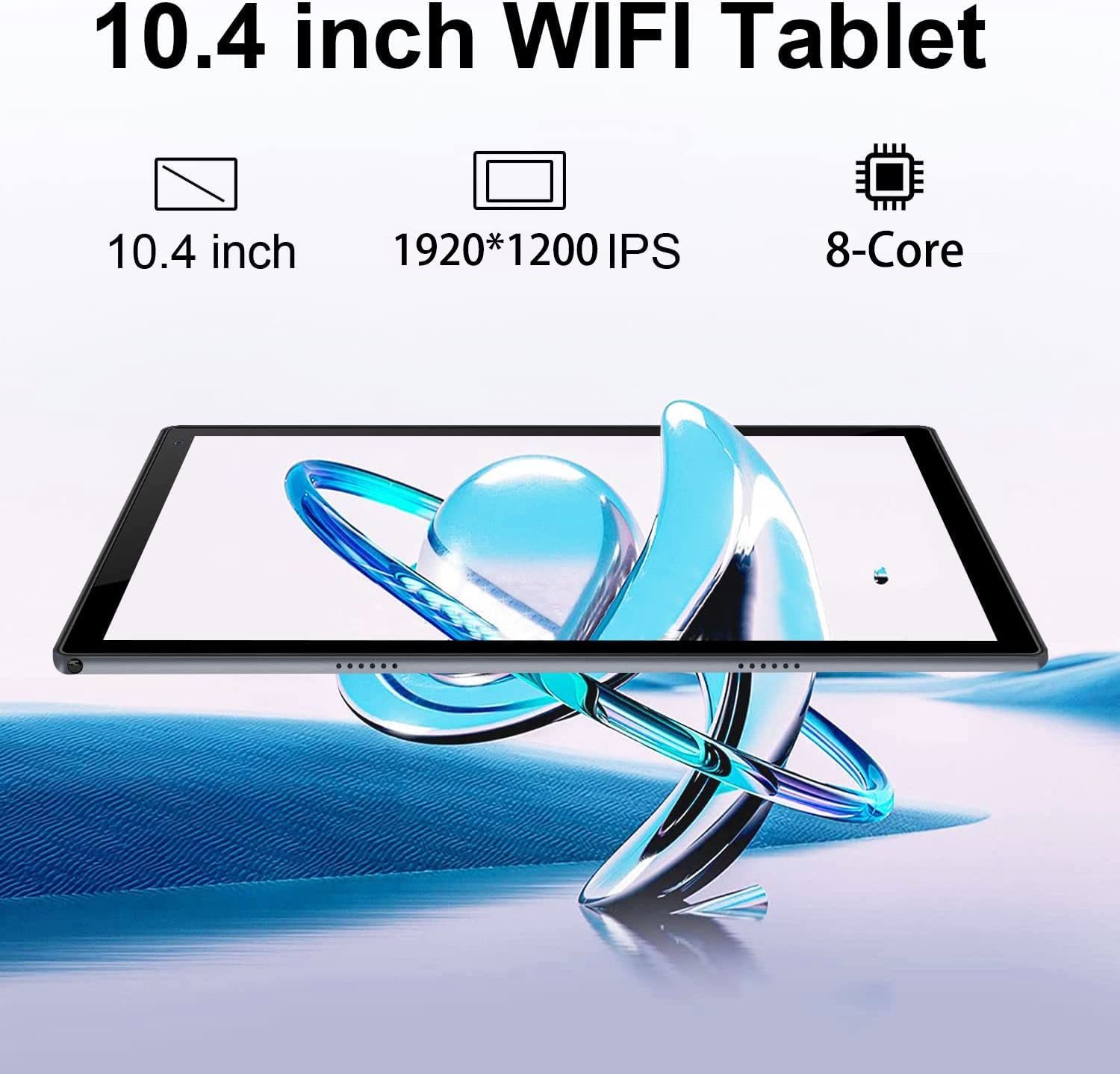 AOYODKG Tablet 10.4 inch Android 11 Tablet,4GB RAM 64GB ROM 256GB Expandable, 8-Core 6500mAh Battery, 1920 * 1200 HD LED Tablets,8MP+5MP Camera, Bluetooth,5G WiFi Tablet(Gray)