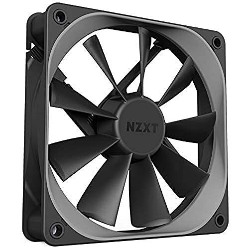 NZXT AER F - RF-AF140-B1-140mm - Winglet Designed Fan Blades - Fluid Dynamic Bearings - PWM Airflow Fans - Gaming Computer Fan
