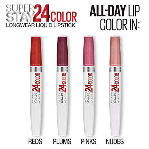 Maybelline SuperStay 24, 2-Step Liquid Lipstick, Stay Scarlet