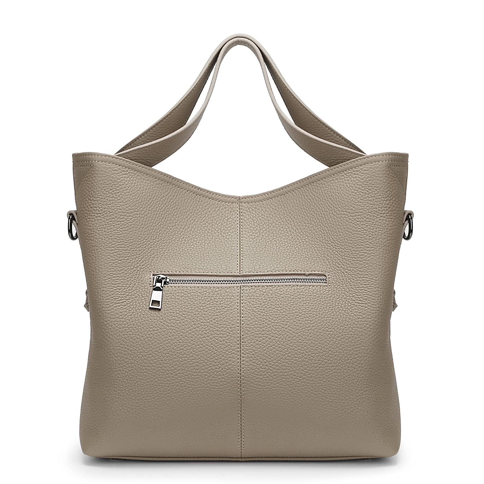 YALUXE Genuine Leather Hobo Bags for Women Slouchy Tote Handbag Purse Crossbody Bag Top Handle Shoulder Bag