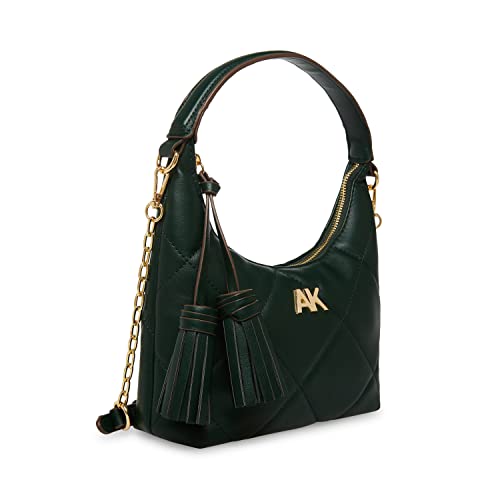 Anne Klein Womens Anne Klein quilted shoulder bag, Evergreen, One Size US