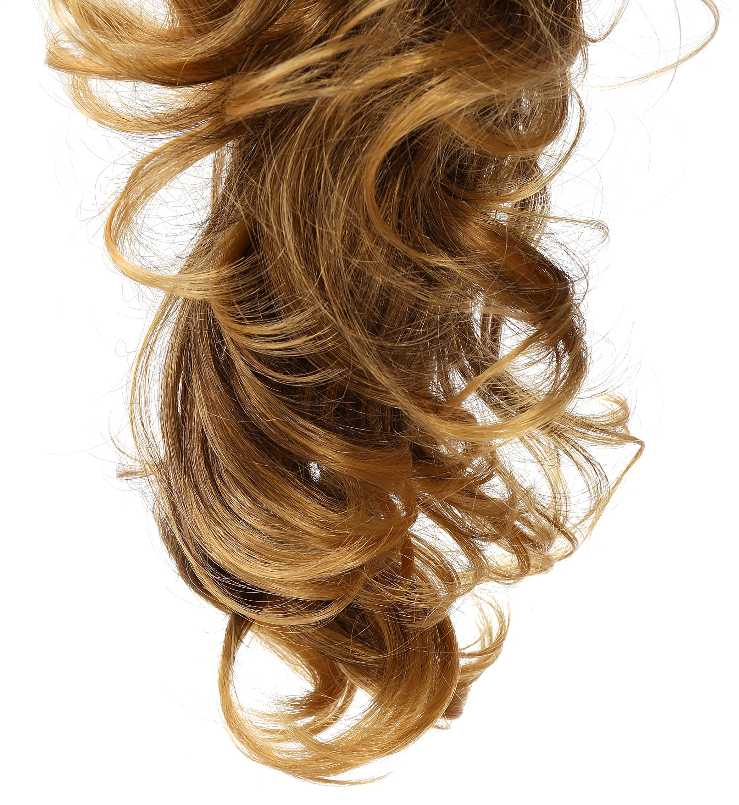 OneDor 20" Curly Synthetic Clip In Claw Drawstring Ponytail Hair Extension Synthetic Hairpiece 190g with a jaw/claw clip (R1488H)