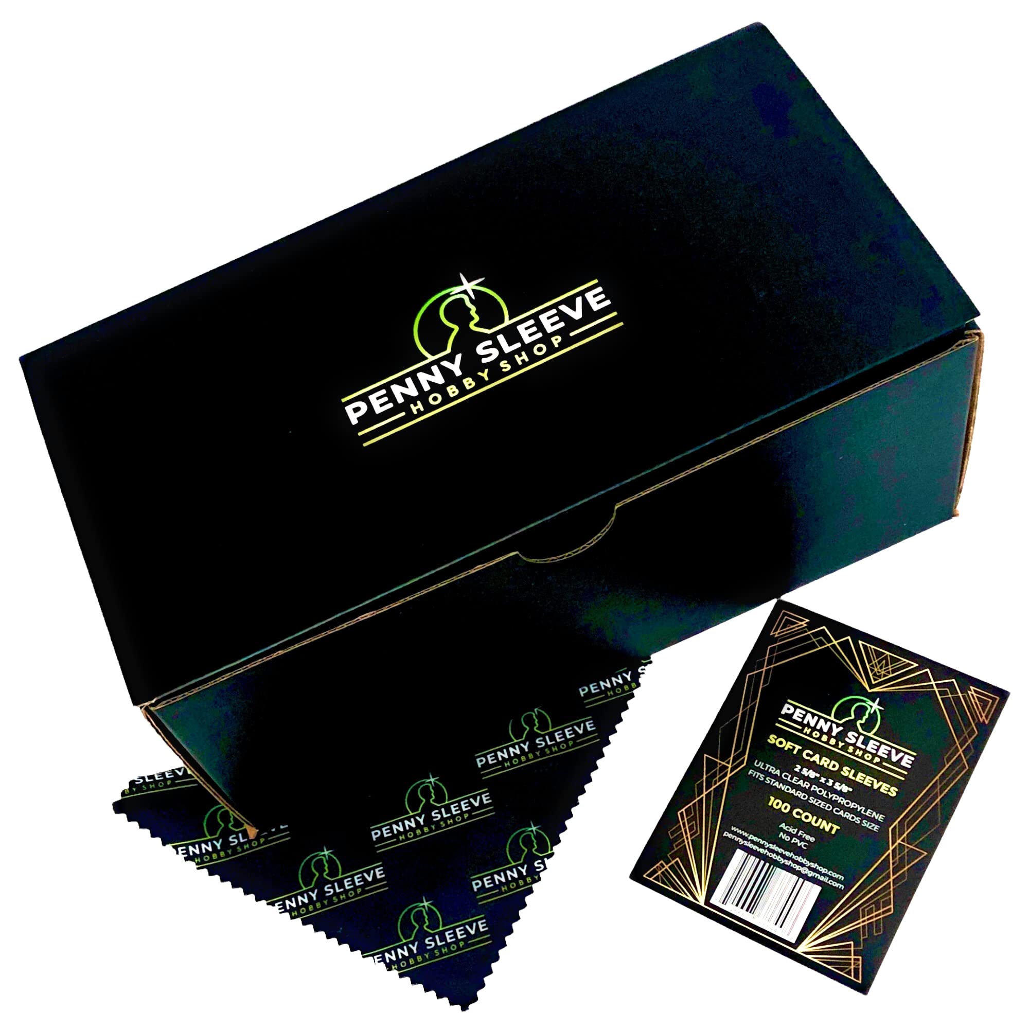 PYP Sports Card Toploaders and Sleeves Bundle, Including 100 35pt Ultra Clear Top Loaders and 100 Clear Soft Card Sleeves (100 toploaders + 100 Sleeves)