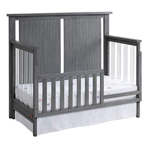 Oxford Baby Holland Modern 4-in-1 Convertible Crib, Cloud Gray, GreenGuard Gold Certified